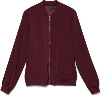 Vero Moda Damen Vmcoco L/S Bomber Ga Noos Kurzjacke, Winetasting, XS