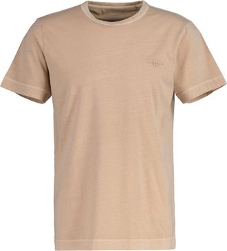 GANT Gant Herren T-Shirt, ausgewaschen - Sunfaded T-Shirt, Washer, Kurzarm, Rundhals Beige 4XL