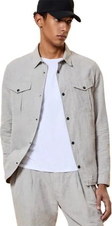 Roberto Ricci Design Rrd, Homme, Vestes, Gris, Taille: L Overshirt Lynco Jkt