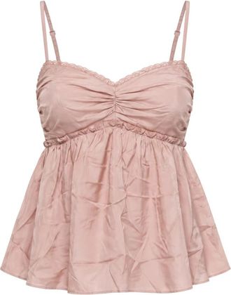 Dolce & Gabbana Gewebtes Oberteil - - Tops - Damen - Rosa - XS