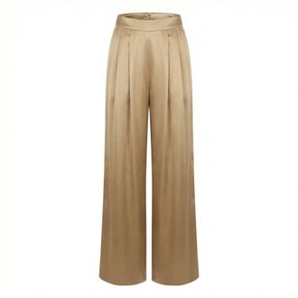 Emma & Gaia Damen, Hosen, Beige, MGr&ouml;&szlig;e