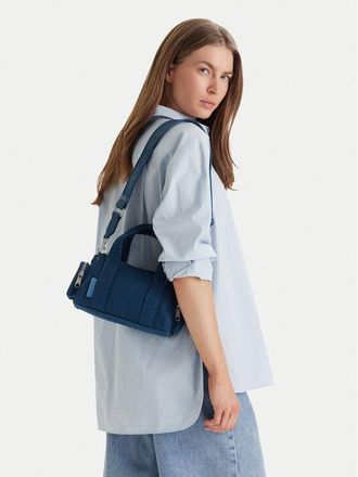 Calvin Klein Handtasche Webbing Strap Canvas Pocket Bag LV04F3464G Blau