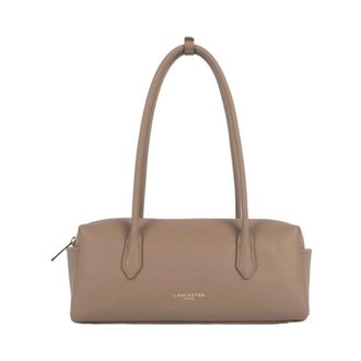 Lancaster Donna Cube Rectangle Zip Bag - - Bags - Damen - Beige - ONE SIZE