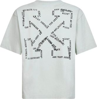 Off-white Homme, Tops, Vert, Taille: XS T-Chemises