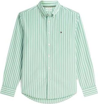 Tommy Hilfiger Chemise ray&eacute;e &agrave; logo brod&eacute; en coton