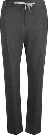 Eleventy Femme, Pantalons, Gris, Taille: 36 FR Slim-fit Pantalons