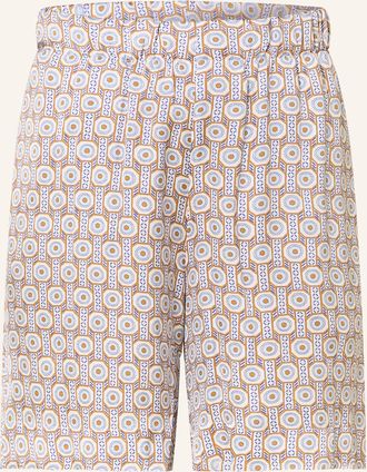 Lilienfels Lilienfels Satinshorts Mit Leinen blau