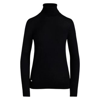 Ralph Lauren Schwarzer Zoey Langarm-Pullover - - Knitwear - Damen - Schwarzk - L
