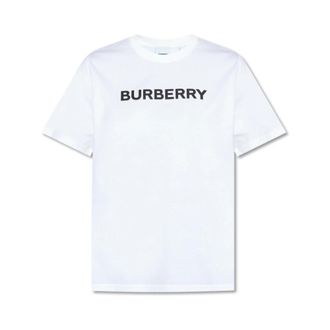 Burberry Logo-Print-T-Shirt - - Tops - Damen - Wei&szlig; - 2XS