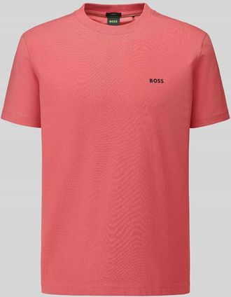 HUGO BOSS Regular Fit T-Shirt mit kleinem Logo-Schriftzug