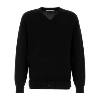 Random Identities Belted Cashmere Sweater - - Knitwear - Herren - Schwarzk - L