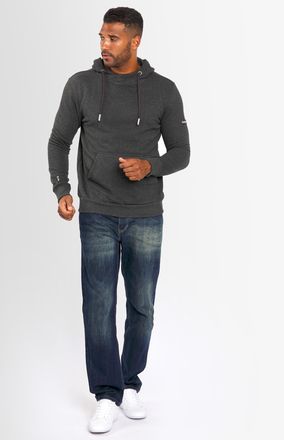 Alessandro Salvarini Kapuzenpullover ALESSANDRO SALVARINI ASCalgarii, Herren, Gr. XXXL (58), grau (dunkelgrau), Obermaterial: 65% Baumwolle, 35% Polyester, Pullover Kapuze