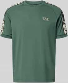 Emporio Armani T-Shirt aus Viskose-Mix mit Logo