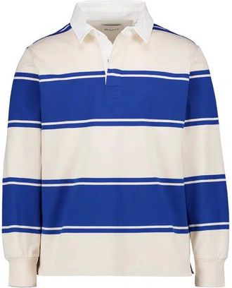 GANT Herren Pullover blau Baumwolle gestreift