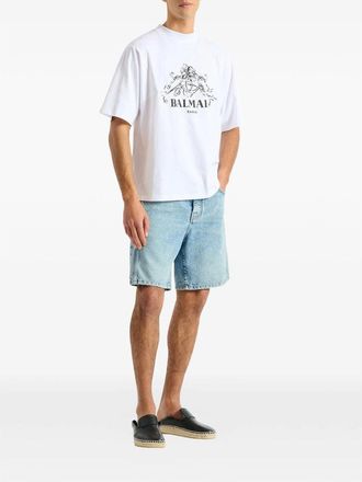 Balmain Logo-Printed T-Shirt - White