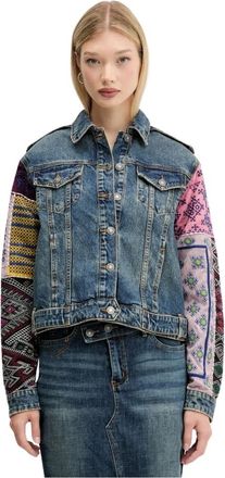Desigual Damen, Jacken, Blau, MGr&ouml;&szlig;e