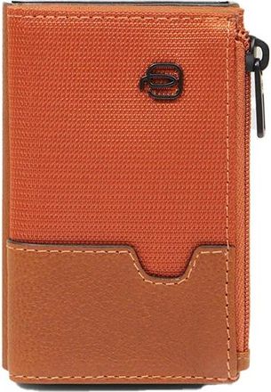 Piquadro Homme, Accessoires, Orange, Taille: ONE Size Portefeuille compact avec porte-cartes pop-up
