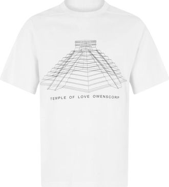 Rick Owens Homme, Tops, Blanc, Taille: XL T-Chemises