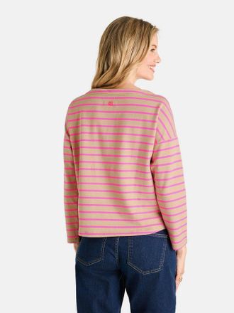 Lieblingsst&uuml;ck Rundhalsshirt StineL mit Streifen-Dessin