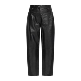 Sams&oslash;e & Sams&oslash;e Saharpal Lederhose - - Trousers - Damen - Schwarzk - M