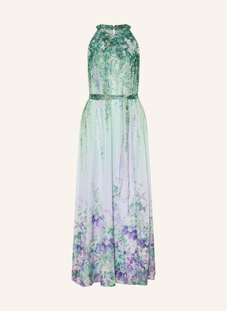Marc Cain Abendkleid Mit Glitzergarn lila