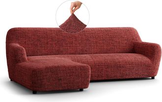 Paulato by GA.I.CO. PAULATO - Bezug für Sofas mit linker Halbinsel (gesehen von vorne), Sofabezug für Ecksofa in L-Form aus Mikrofaser, kratzfestes und maschinenwaschbare
