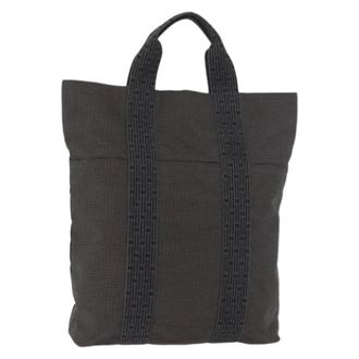 Herm&egrave;s Pre-owned Toile sacs-main - Femme - Pre-owned - Gris - Taille: ONE Size