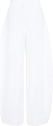 Jacquemus Pantalon Ovalo - Femme - Pantalons - Blanc - Taille: 36 FR