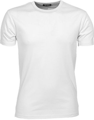 Tee Jays TJ520 Mens Interlock Bodyfit T-Shirt, Farbe:WHITE;Größen:3XL 3XL,White