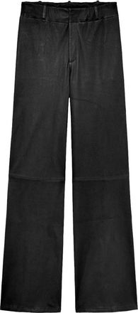 Arma Femme, Pantalons, Bleu, Taille: 38 FR Marina Leather Pantalons