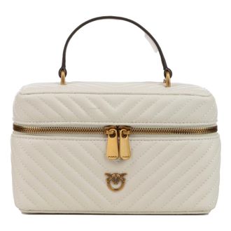 Pinko Pinko, Femme, Sacs, Blanc, Taille: ONE Size Vanity Case Mini