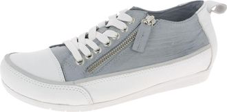 Andrea Conti Damen Schuhe Halbschuh Low Top Sneaker lässig Sommerfarbe 0345911, Größe:42 EU, Farbe:Grau