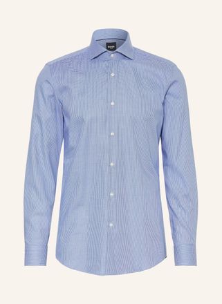 HUGO BOSS Hemd Hank Slim Fit blau