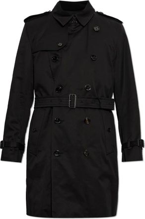 Burberry Homme, Manteaux, Noir, Taille: L Trench Kensington