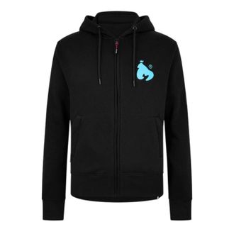 Money Clothing Hoodie mit durchgehendem Rei&szlig;verschluss f&uuml;r Herren (Schwarz)