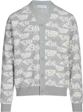 Maison Labiche Cardigan logotyp&eacute; en laine