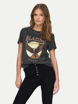 Only T-Shirt Lucy 15215721 Schwarz Regular Fit