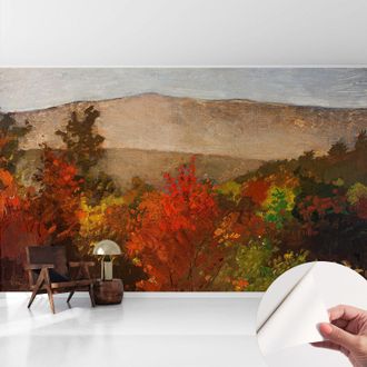 Tulup Carta Da Parati Adesiva - Fotomurale - Facile Da Applicare - Per La Soggiorno - Camera Da Letto - Panorama Autunnale 416x254 Cm