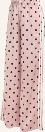 adidas Originals Adidas Originals Track Pants Satin Polka Dots Wide Leg rosa