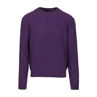 Etro Rundhals-Pullover - - Knitwear - Herren - Lila - XL
