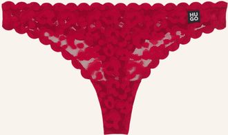 HUGO BOSS Hugo Slip Thong Leo Lace rot