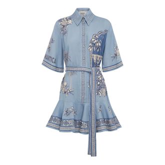 Alemais Femme, Robes, Bleu, Taille: 40 FR Villa Romantica Mini Dress