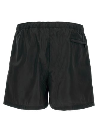 Valentino Garavani Mens Black Polyamide Swim Shorts