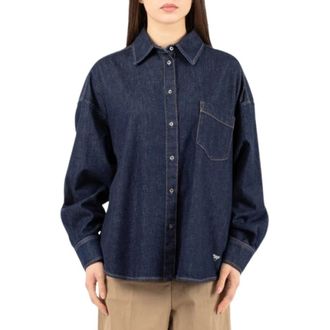 Max Mara Femme, Blouses et Chemises, Bleu, Taille: 42 FR Foggia Shirt