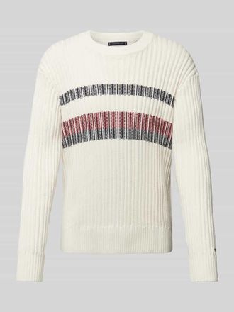Tommy Hilfiger Strickpullover mit gerippten Abschlüssen