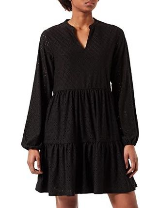 Vila Vila Robe Vikawa L/S pour Femme, Noir, XS