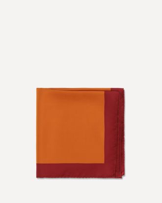 Saint Laurent Cassandre square silk twill Scarf Female UNI