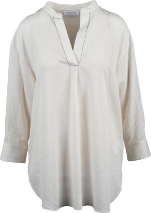Fabiana Filippi Femme, Blouses et Chemises, Beige, Taille: 38 FR Blusa