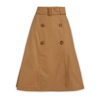 Burberry Trench Rock - - Skirts - Damen - Braun - 3XS