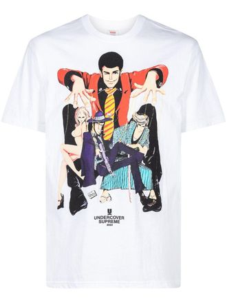 SUPREME x Undercover t-shirt Lupin en coton - Blanc